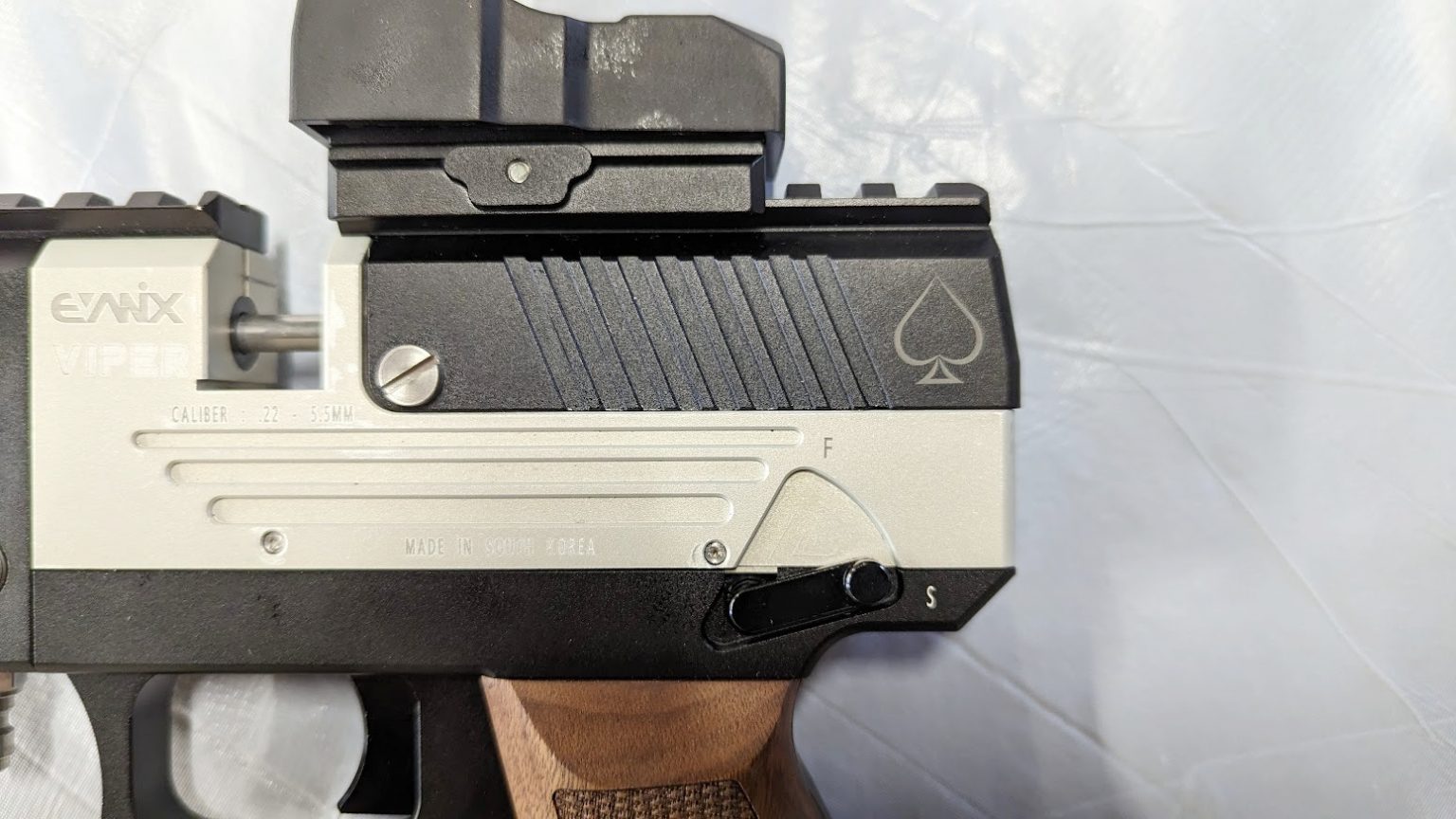 Evanix Viper Pistol 22 Caliber Silver - Airgun Pro Shop